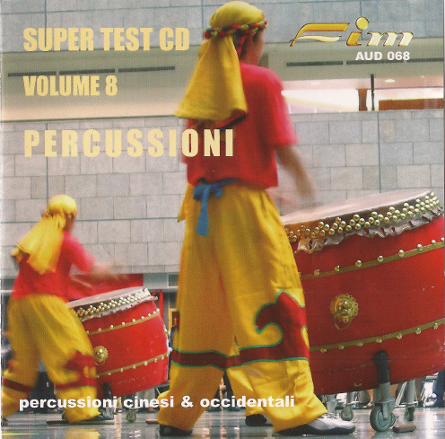 Audiophile sound PROMO “SUPER TEST CD VOLUME 8 PERCUSSIONI" – AudioFileShop